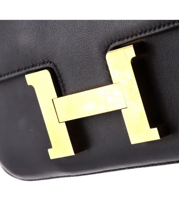 Hermès 24 Constance Bag Swift - Black