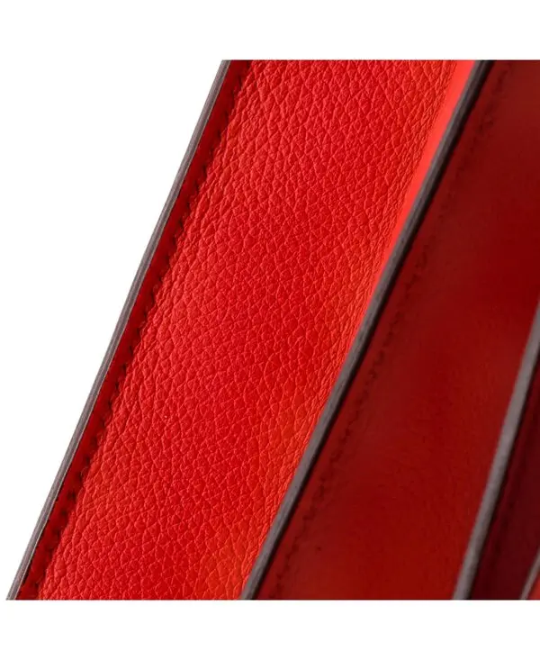 Hermès 20 02 Evercolor Shoulder Bag - Red