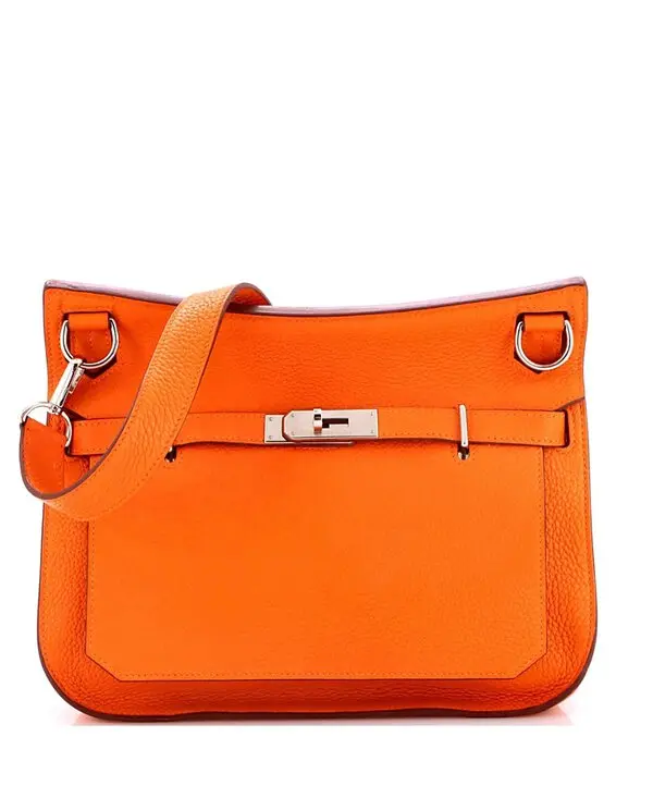 Hermès 28 Jypsiere Bag Clemence - Orange