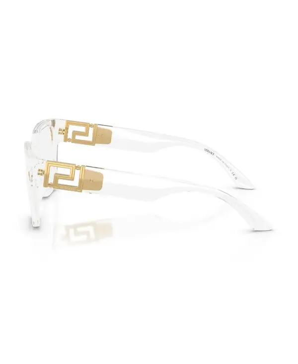 Versace Square Eyeglasses - Transparent Crystal