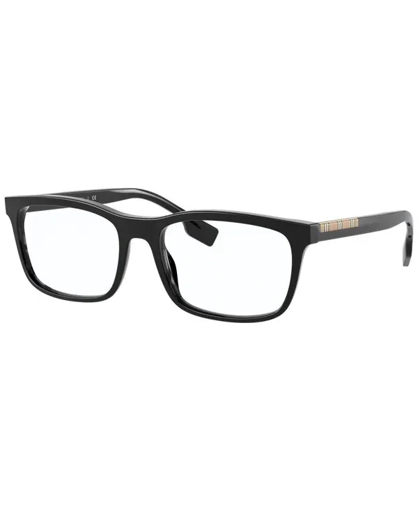 Burberry Elm Rectangle Eyeglasses - Black