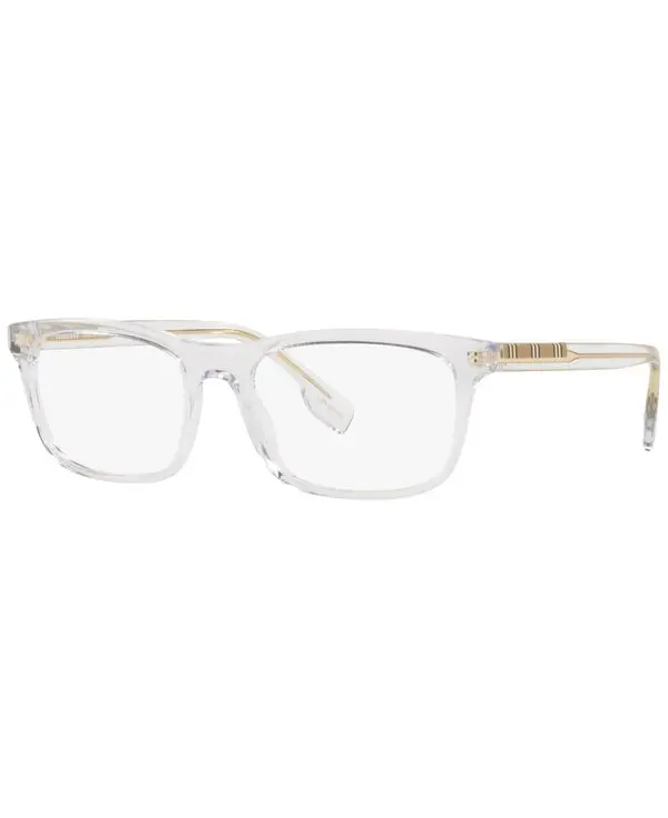 Burberry Elm Rectangle Eyeglasses - Transparent