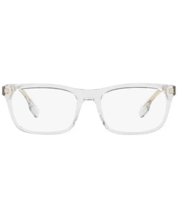 Burberry Elm Rectangle Eyeglasses - Transparent
