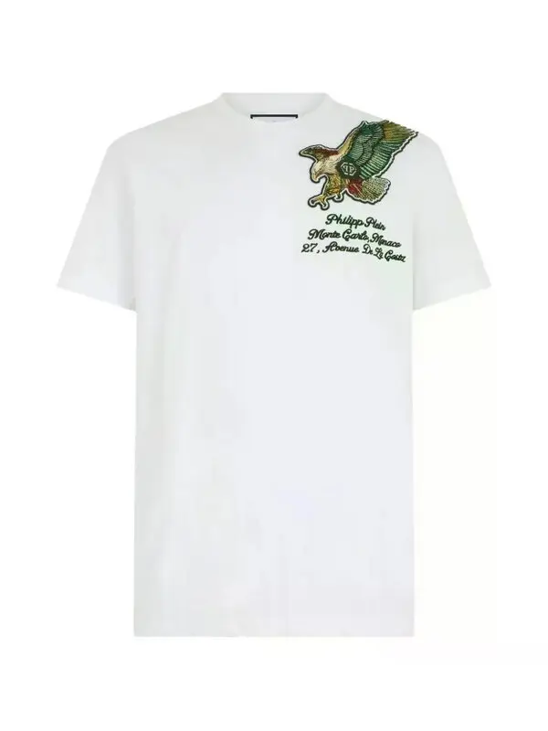 Philipp Plein Round Neck T-shirt Eagle Montecarlo