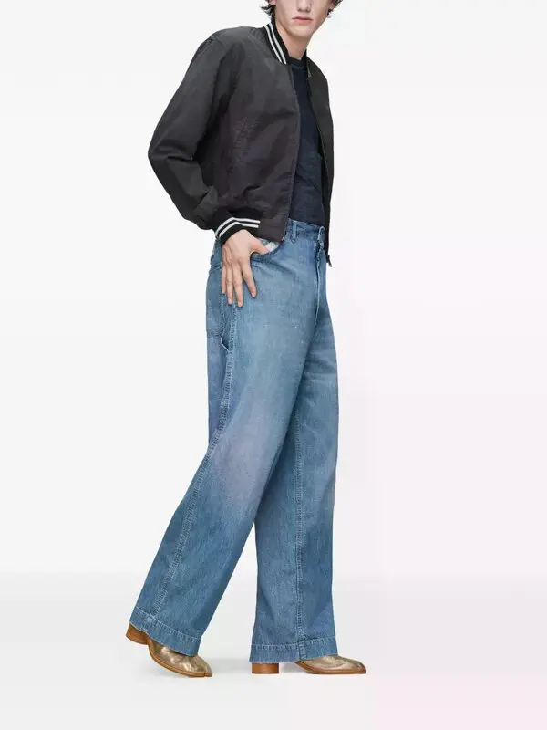 MAISON MARGIELA Logo-patch Washed Jeans