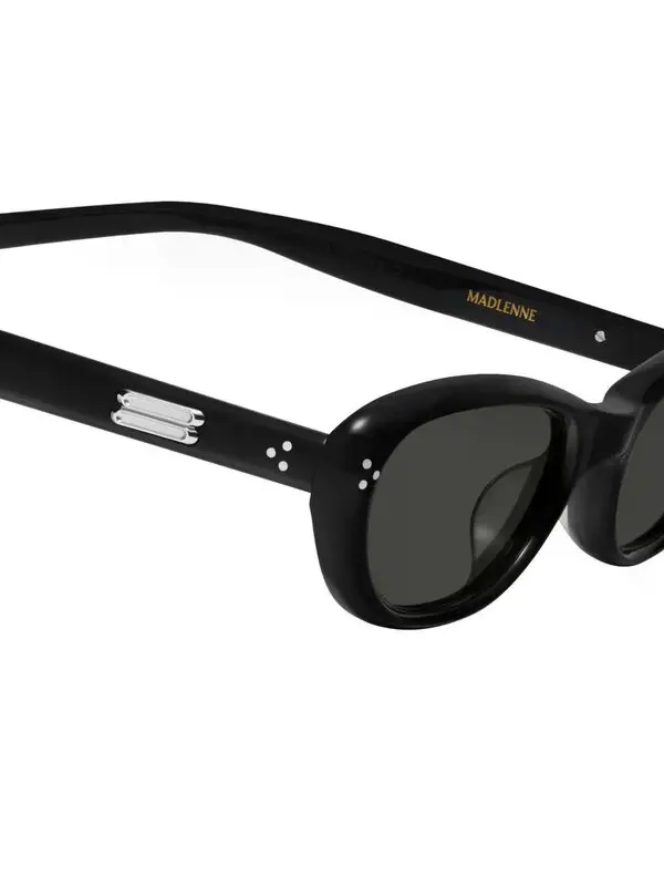 GENTLE MONSTER Madlenne 01 Oval Sunglasses - Black
