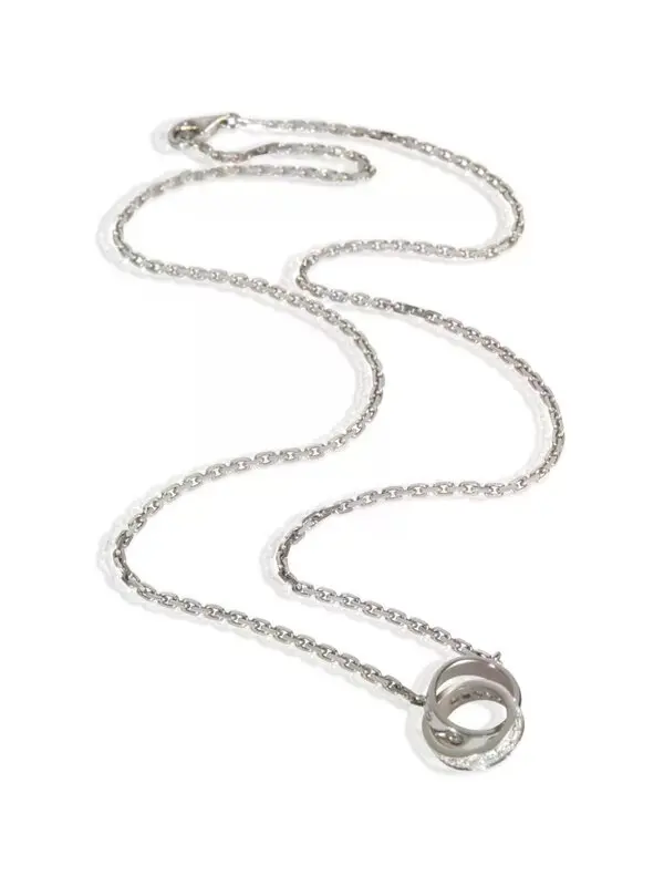 CARTIER Love Diamond Necklace - Silver
