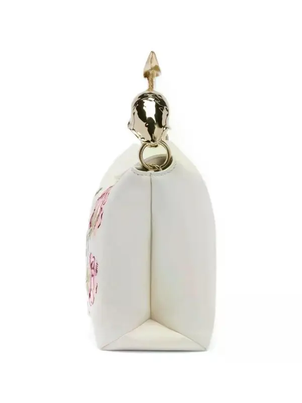 Erdem Bloom Embroidered Midi Tote - White