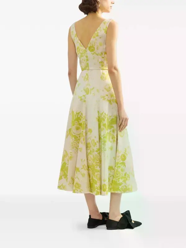 Erdem Floral-print Midi Dress