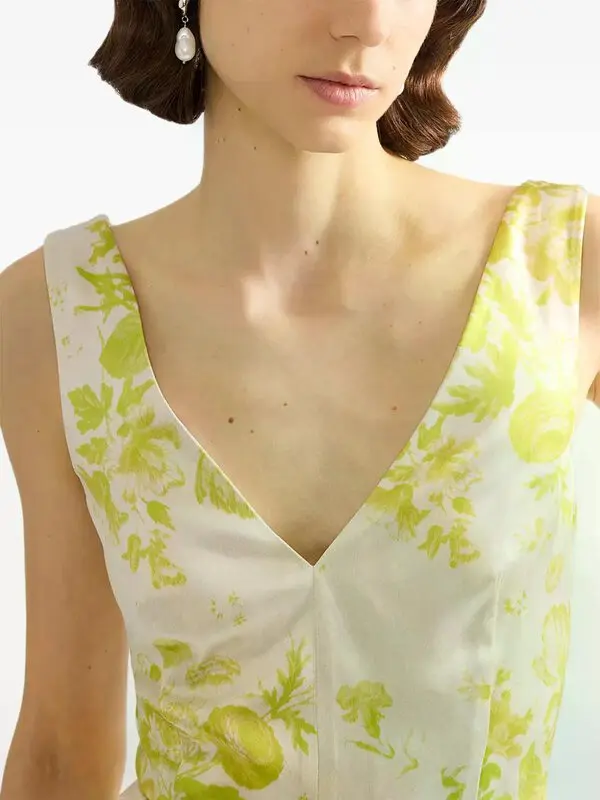Erdem Floral-print Midi Dress