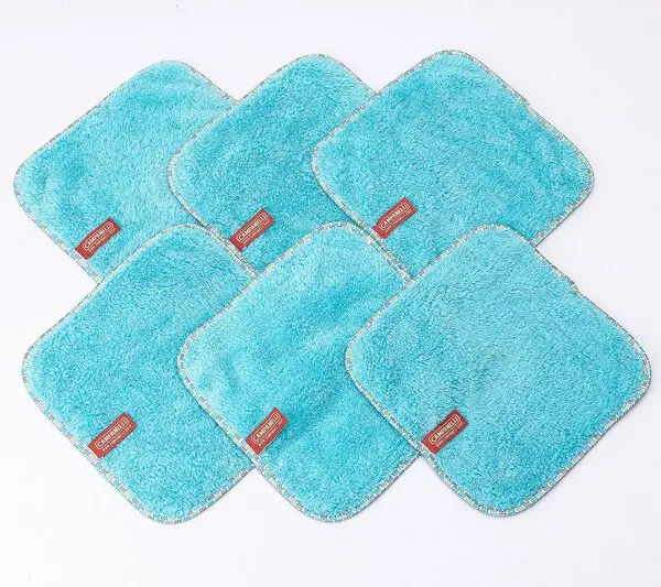 CAMPANELLI 6pc Puppyfur Microfiber Towel Set - One-color