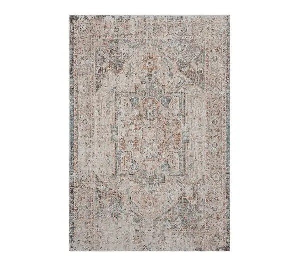 OX BAY TRADING CO. Ox Bay Medallion Bohemian Polypropylene Outdoor Area Rug - One-color