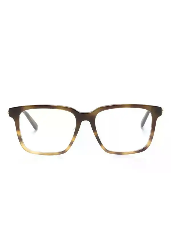 Gucci Square-frame Glasses - Brown