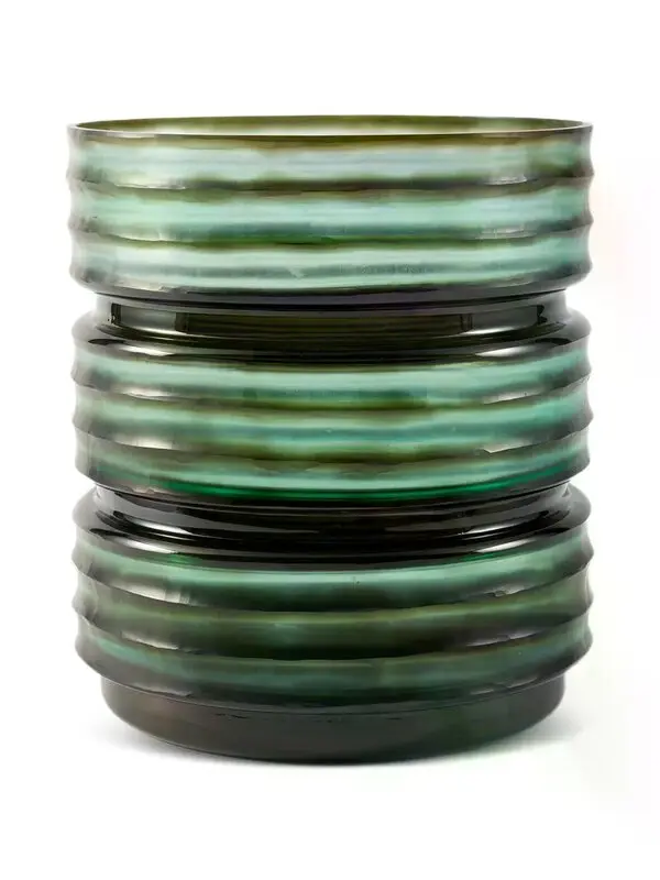 POLSPOTTEN Large Layered Vase - Green