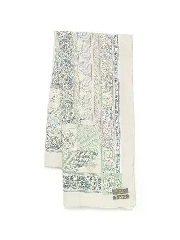 N.peal Printed Foulard - Neutrals
