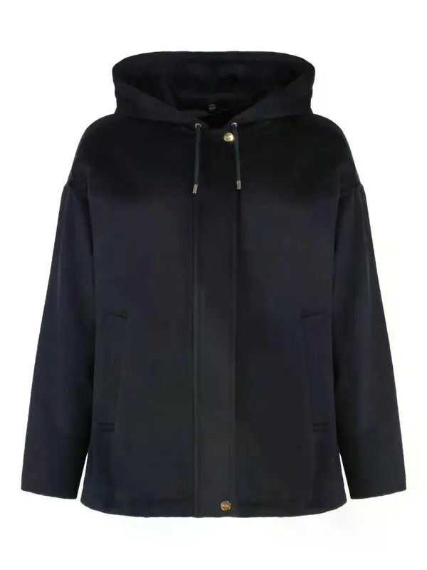 Max Mara Hooded Wool Jacket