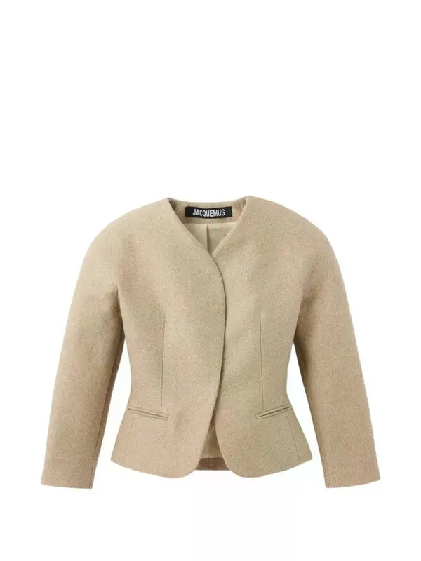 Jacquemus Ovalo Jacket - Neutrals