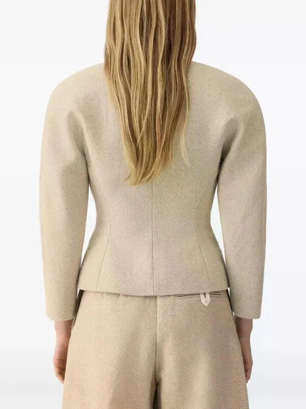 Jacquemus Ovalo Jacket - Neutrals