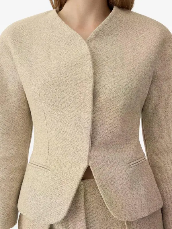 Jacquemus Ovalo Jacket - Neutrals