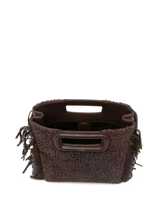 Maje Fringe Top-handle Bag