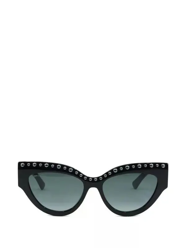 JIMMY CHOO Studded Cat-eye Sunglasses - Black