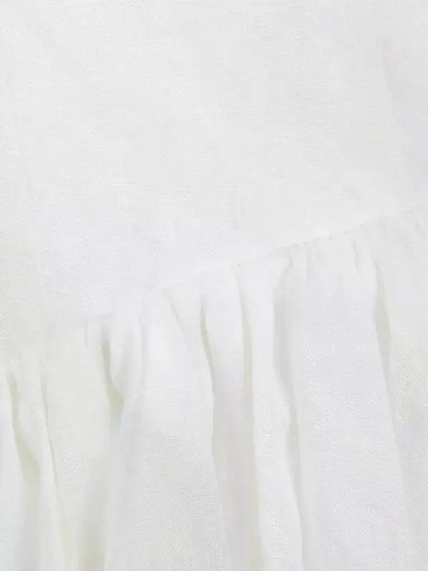 Gabriela Hearst Ruffled Midi Dress