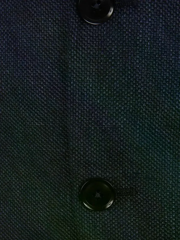 Zegna Button Jacket - Blue
