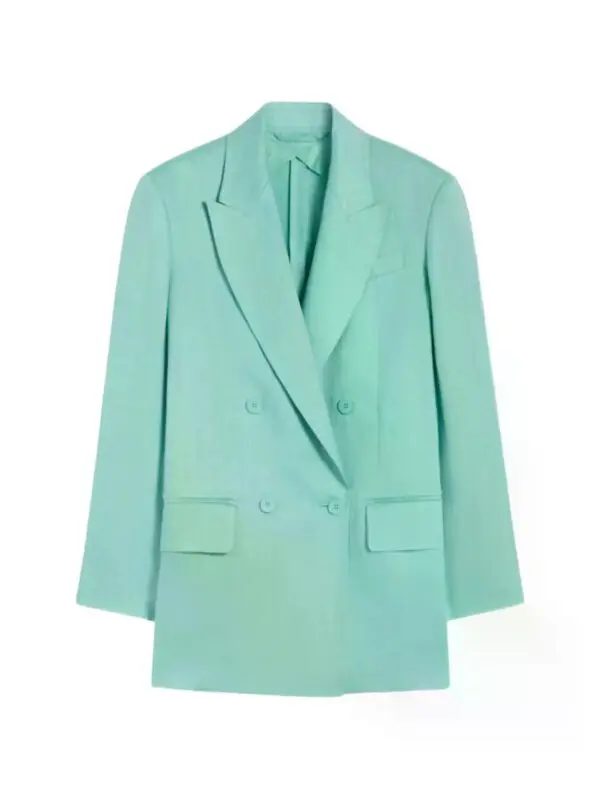 Max Mara Olimpia Double-breasted Blazer - Green