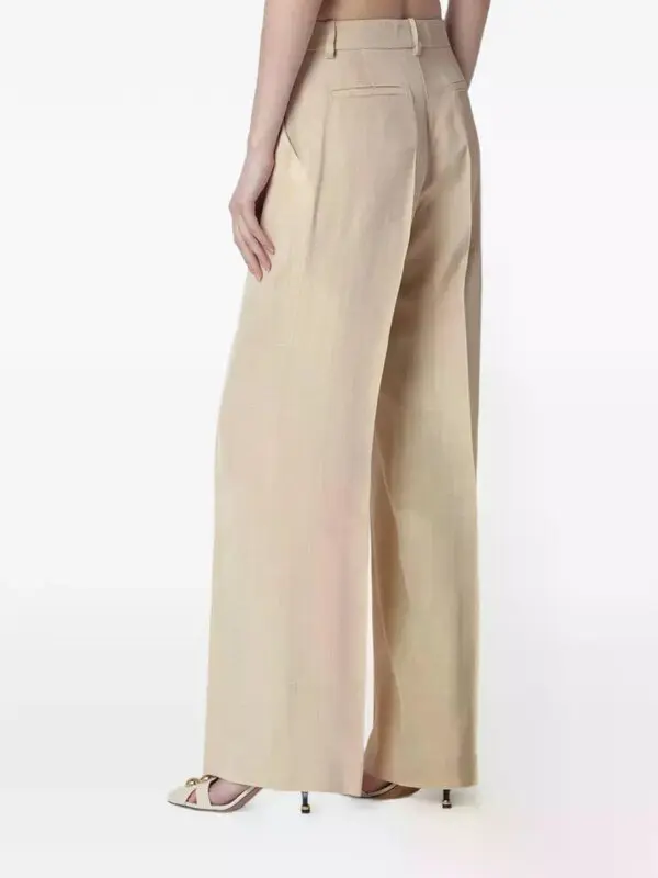 P.a.r.o.s.h Rania Palazzo Trousers - Neutrals