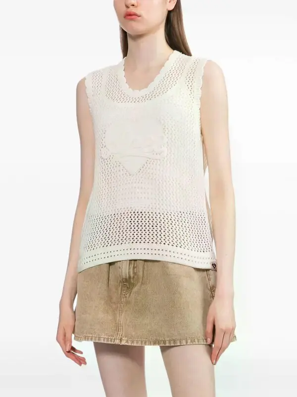 AAPE BY *A BATHING APE Logo-applique Vest - Neutrals