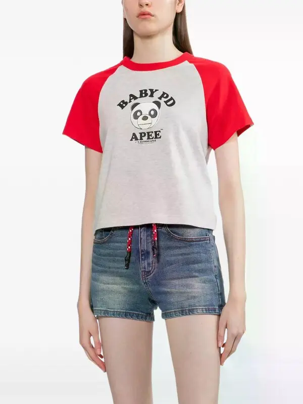 AAPE BY *A BATHING APE Panda-print T-shirt
