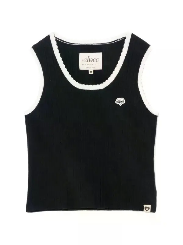 AAPE BY *A BATHING APE Logo-embroidered Vest - Blue