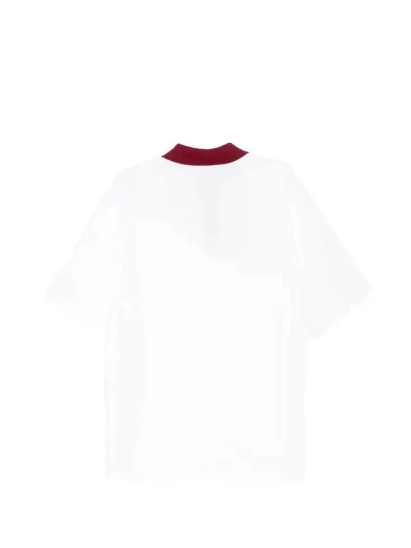 Kolor Contrast-collar Polo Shirt