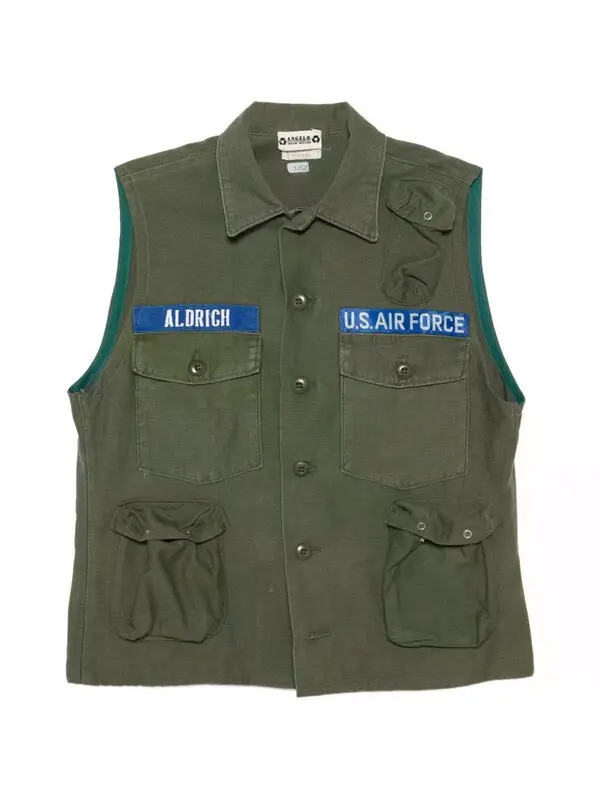 A.N.G.E.L.O. VINTAGE CULT Upcycled Patch Pocket Vest