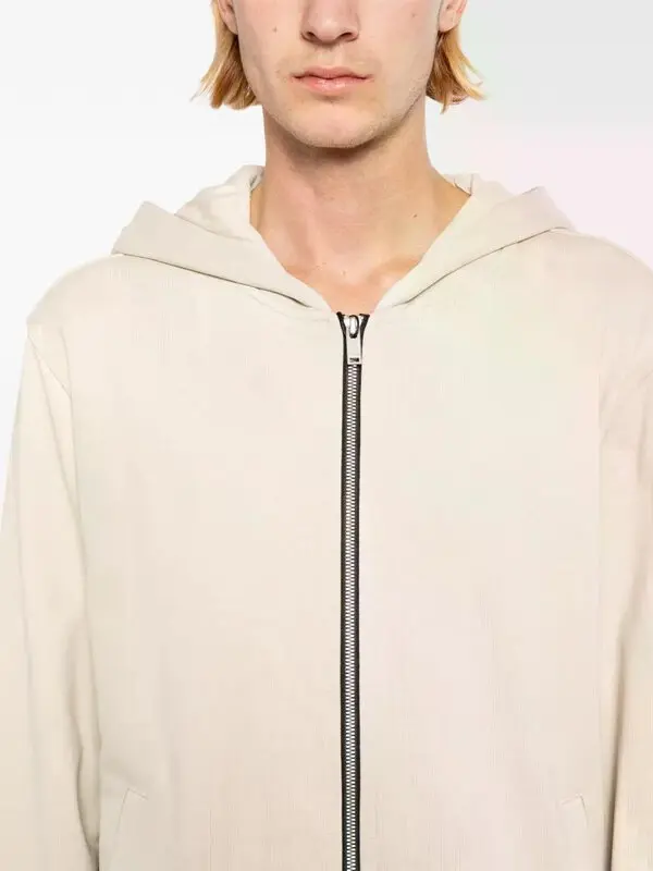 Moose Knuckles Hartsfield Zip-up Hoodie - Neutrals