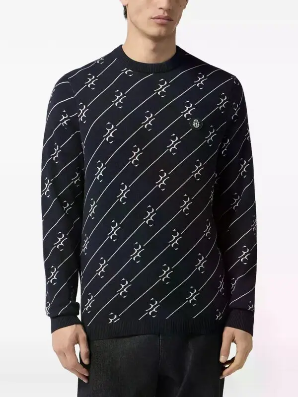 BILLIONAIRE All-over Print Sweater