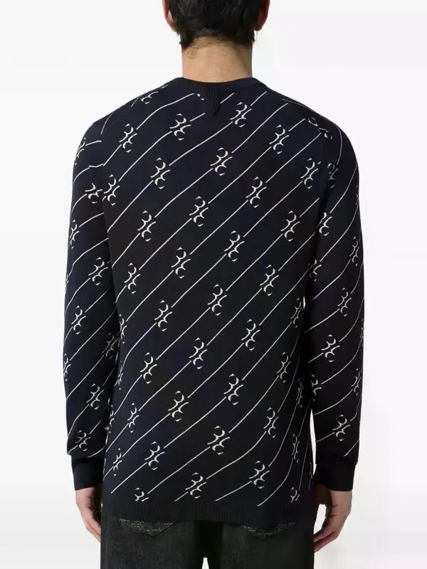 BILLIONAIRE All-over Print Sweater