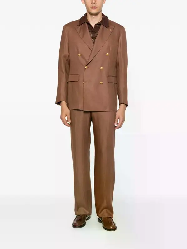 Tagliatore Double-breasted Suit - Brown