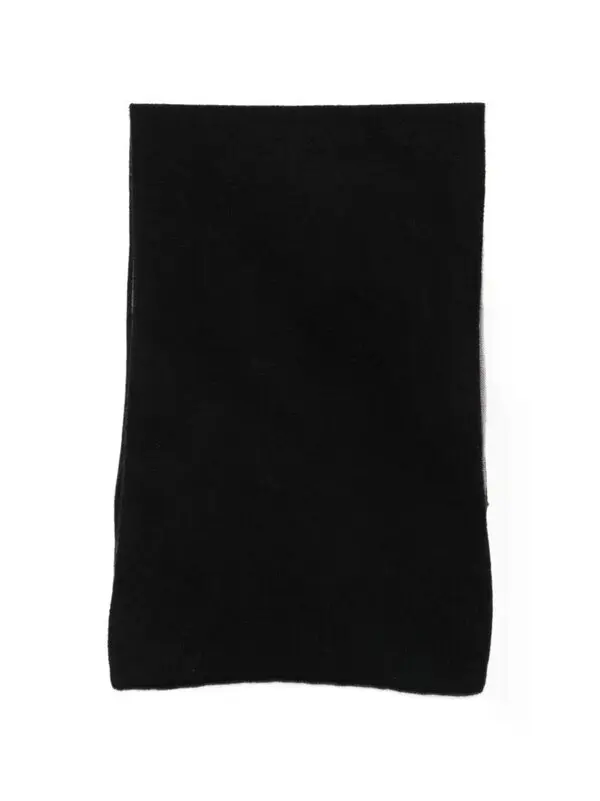 DELL'OGLIO Cashmere Scarf - Black