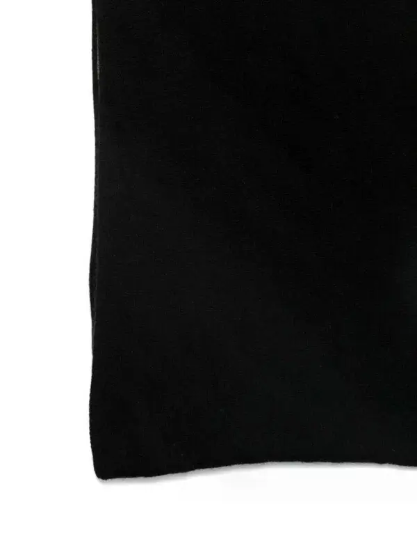 DELL'OGLIO Cashmere Scarf - Black