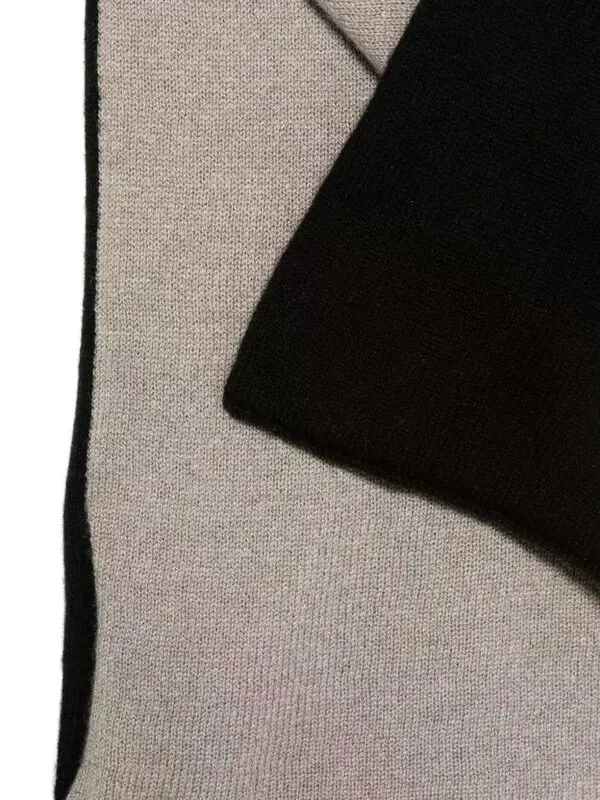 DELL'OGLIO Cashmere Scarf - Black