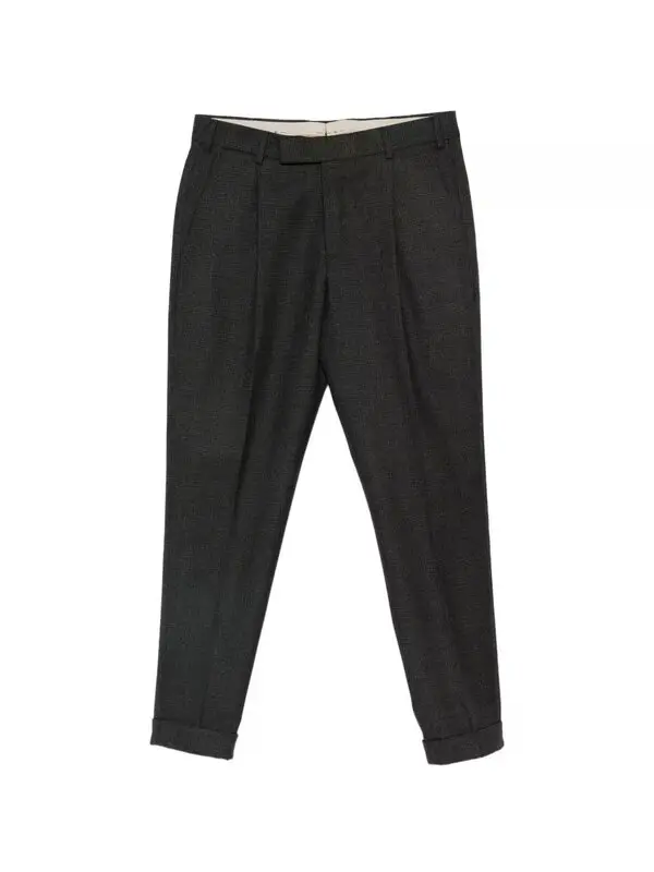 PT TORINO Houndstooth Trousers - Grey