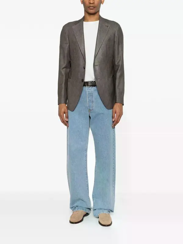Tagliatore Single-breasted Blazer - Brown