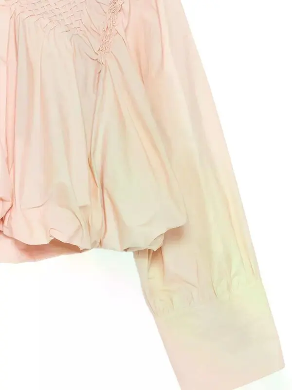 BY FANG Smocked Blouse