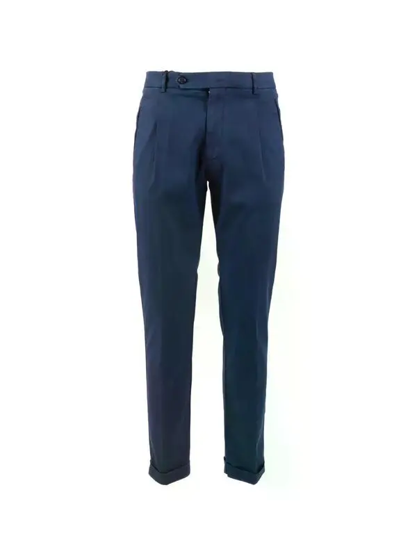 BERWICH Pleated Trousers - Blue