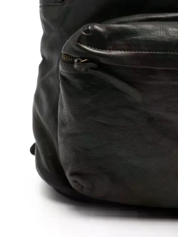 Officine Creative Ignis Leather Backpack - Brown