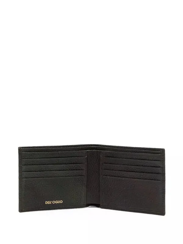 DELL'OGLIO Textured Bi-fold Wallet