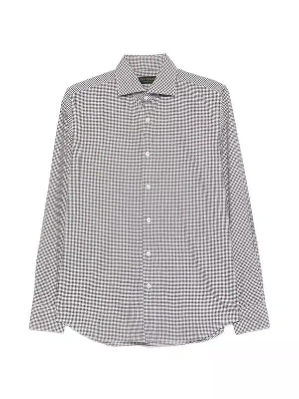 DELL'OGLIO Buttoned Check Shirt