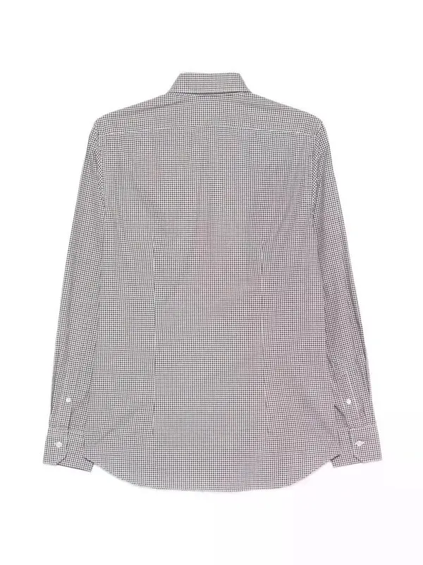 DELL'OGLIO Buttoned Check Shirt