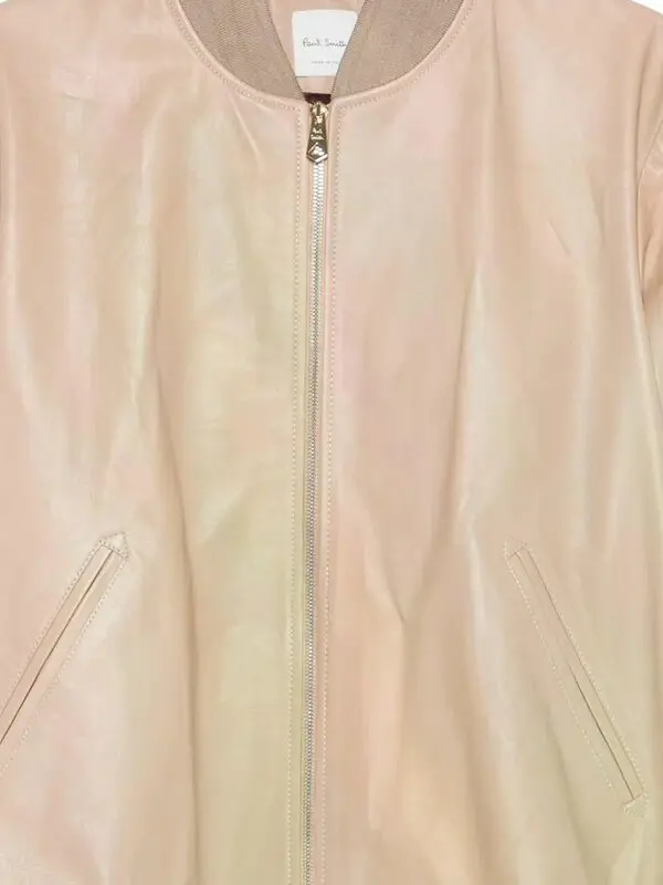 Paul Smith Zip Bomber Jacket - Neutrals
